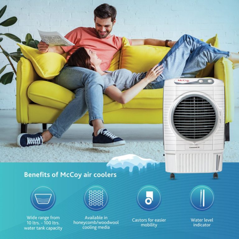 McCoy Air Cooler-Commando 50L WW DG - McCoy Appliances India