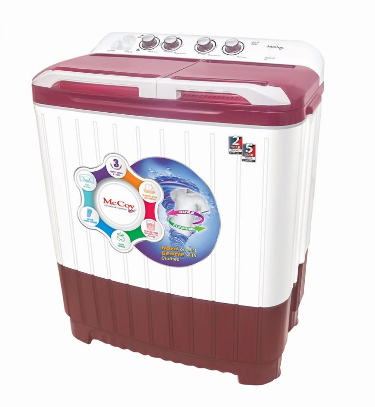 McCoy SA Washing MC 8.5-Pronto - McCoy Appliances India