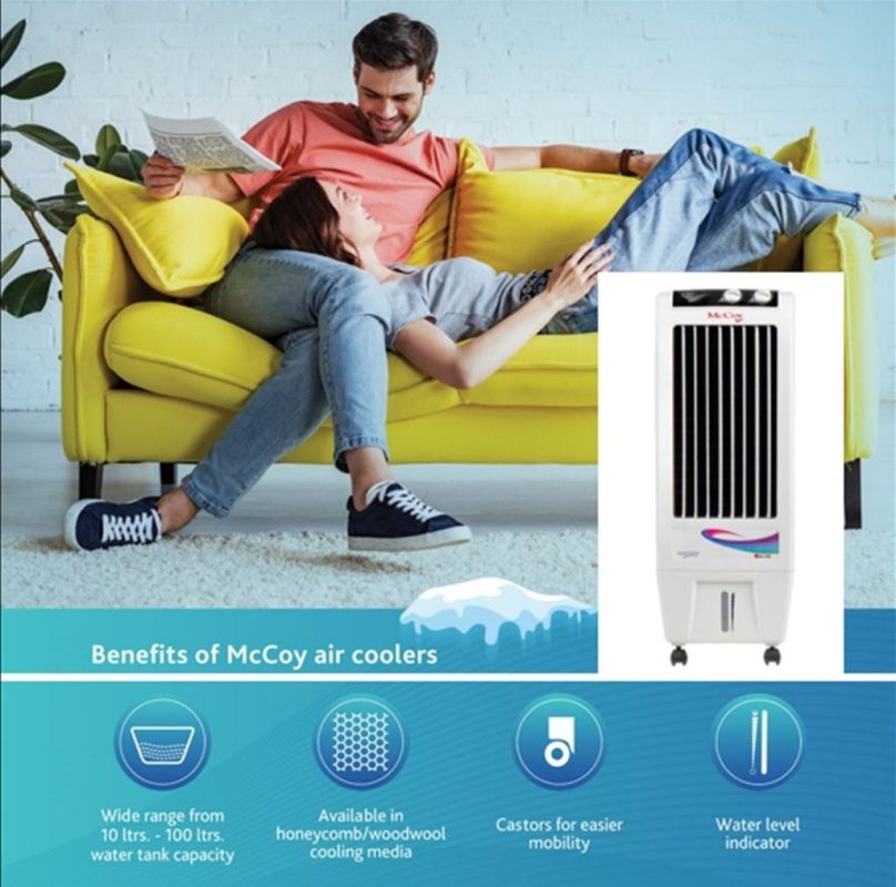 McCoy Air Cooler-Jet 12L - McCoy Appliances India