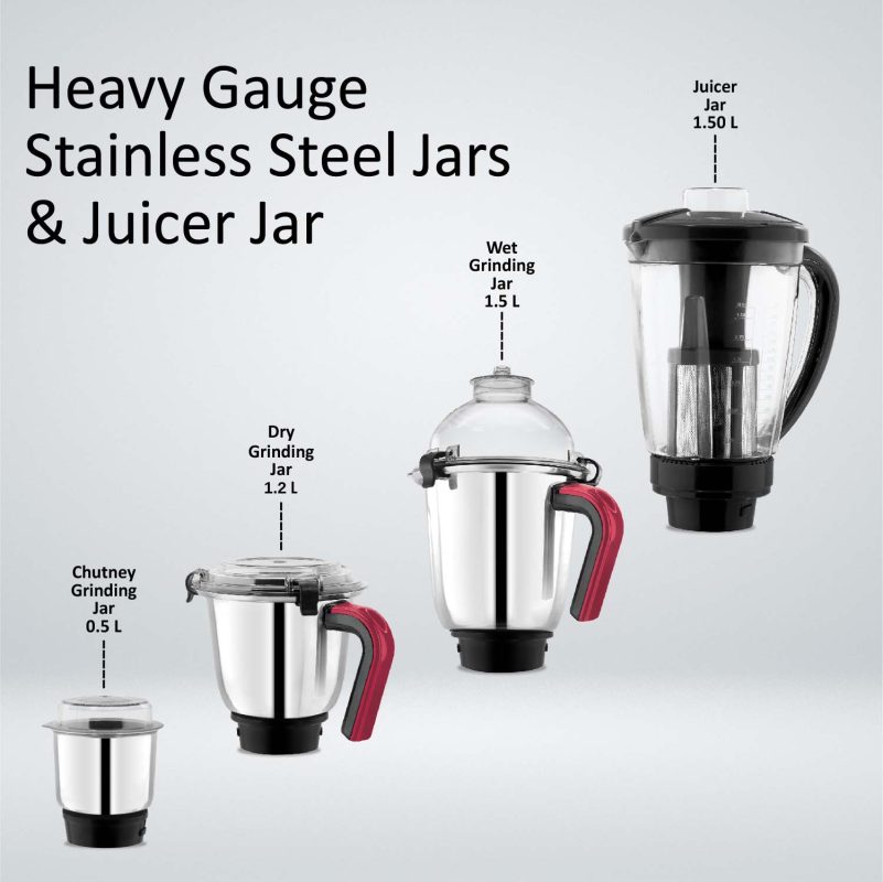McCoy Toofan 1200W Mixer Grinder - McCoy Appliances India