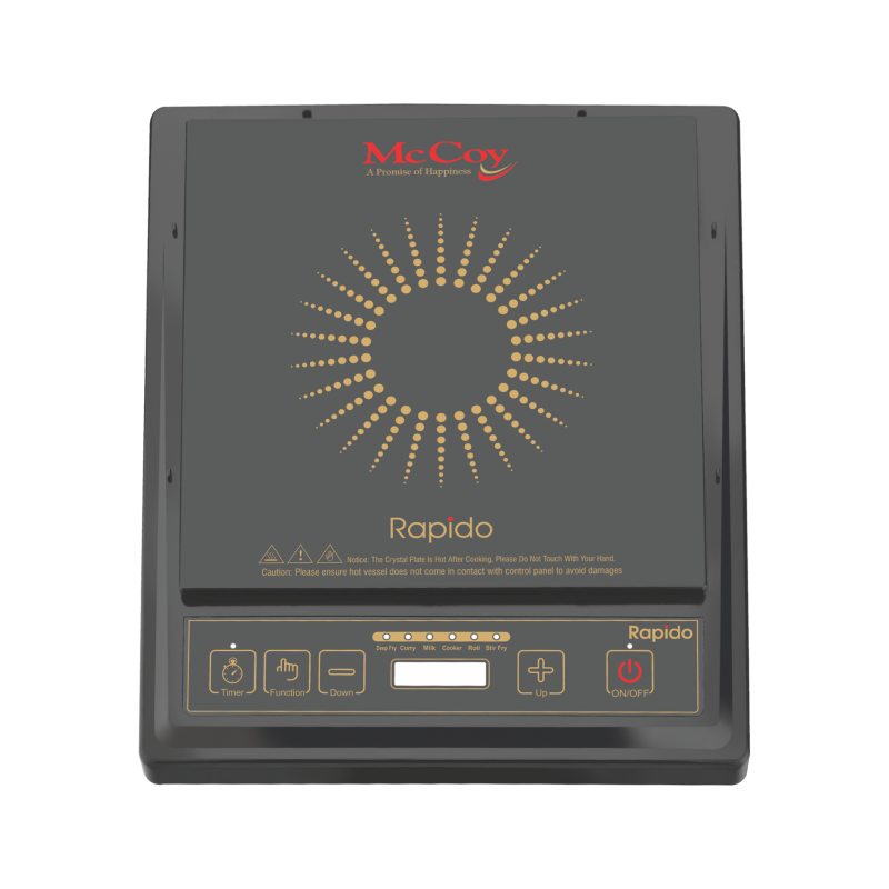 McCoy Induction Cooker-Rapido - McCoy Appliances India