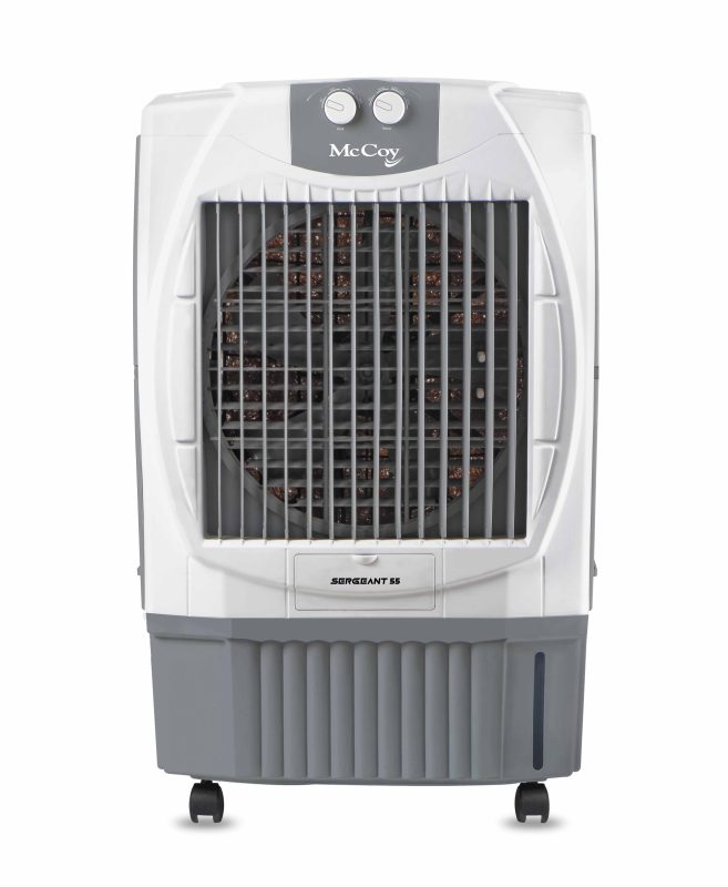 McCoy Sergeant 55L/80L/105L Desert Air Coolor (White / Grey) - McCoy Appliances India